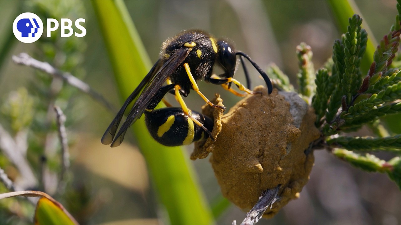 How Live Caterpillars Are Used in a Wasp Nest