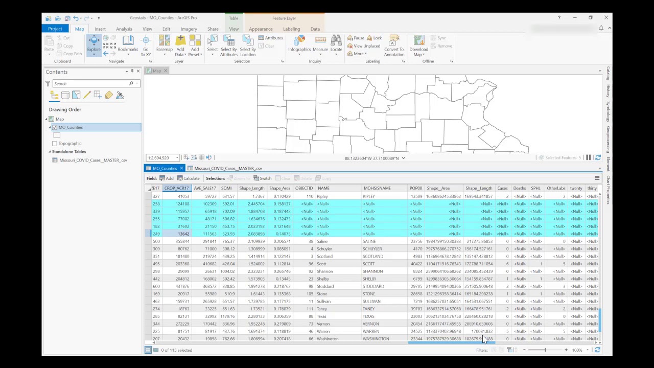 Working with ArcGIS Pro -- Joining and Normalizing Data