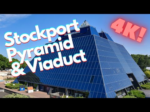 Stockport Pyramid & Viaduct - Drone Footage 4k