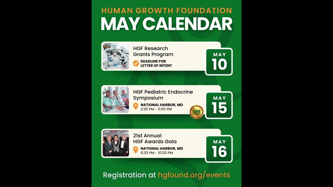 HGF Event Calendar – May 2025