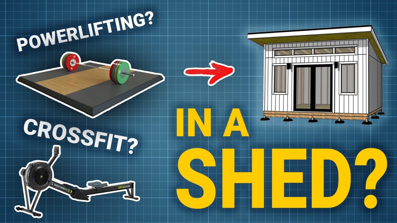 How small is TOO SMALL? What size shed for a HOME GYM?