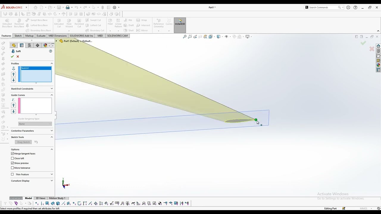 Computer-aided design of typical aircraft wing  - AE3581 CAD Laboratory (Anna University 2021 Reg)