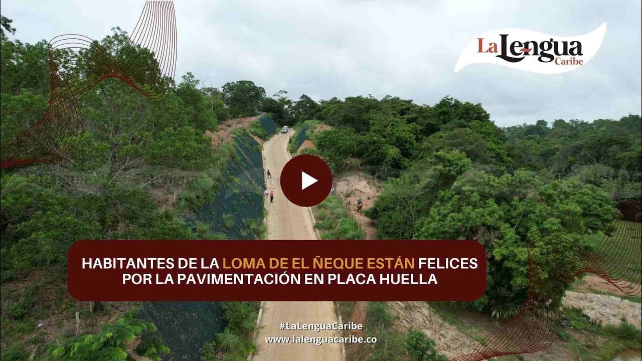 Habitantes de la loma de El Ñeque están felices por la pavimentación en ...