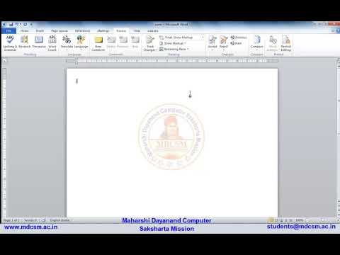 Spelling Grammar, Thesaurus, Word Count, New Comment, Track Change, Compare in MS WORD