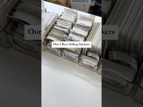 Our Top 5 Best Selling Stickers