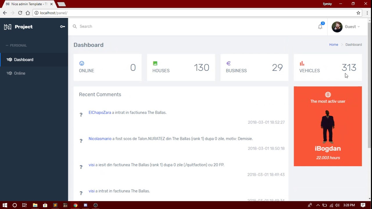 SA-MP User Control Panel Project #thepowerofajax