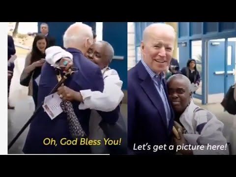 90 years old woman meets Joe Biden and this is what happened