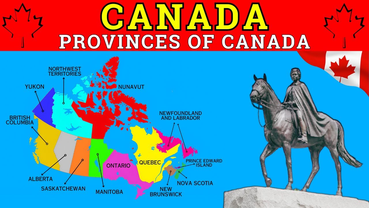 Canada Map Explained 🇨🇦 | 13  Provinces and Territories of Canada