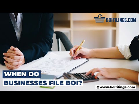 When Do Businesses File BOI? If You Formed A Corporation Or A Limited Liability Company.