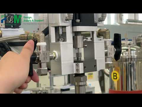 PLAB-2 A B Two Compounds Filter End Cap Gluing Machine