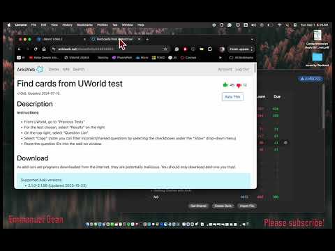 Using Uworld Add-on with Anki | Simple 1-minute