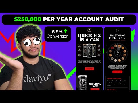[ From $250k/Yr to $1.2M+ ] How to Audit Klaviyo Email Account in 2025 - 9% Conversion Rate Increase