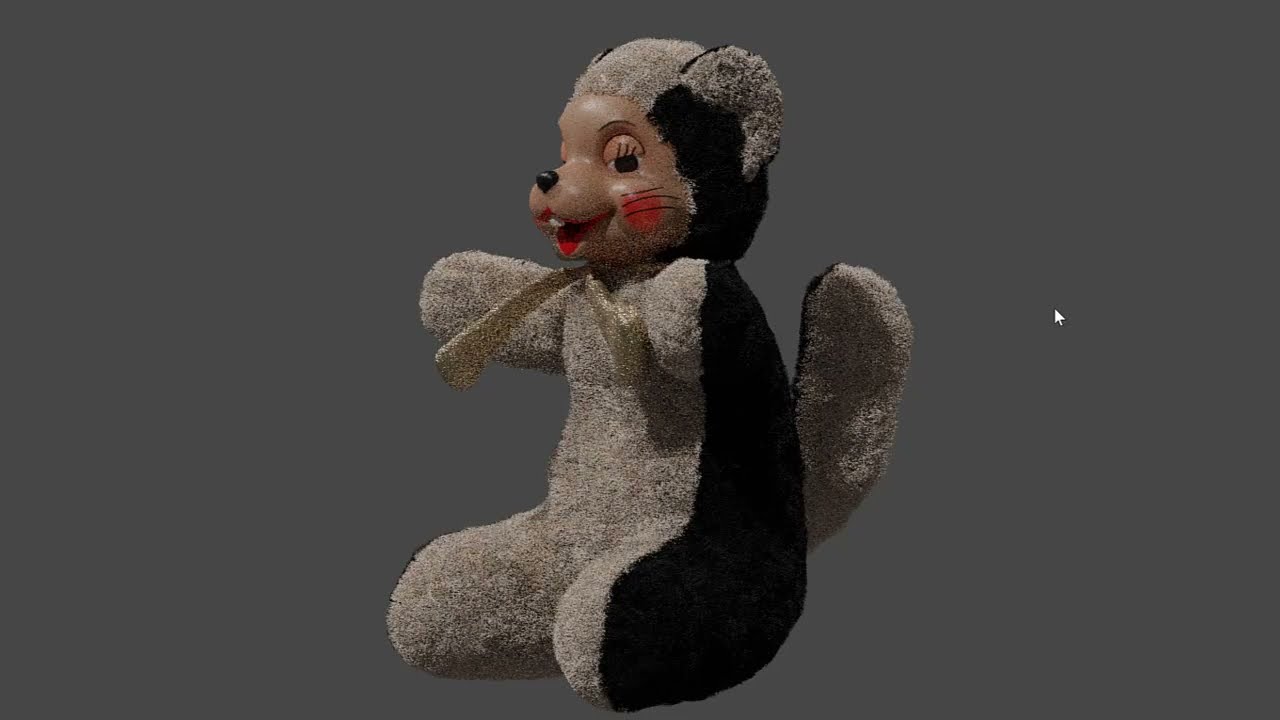 Skunk 3D Model Blender