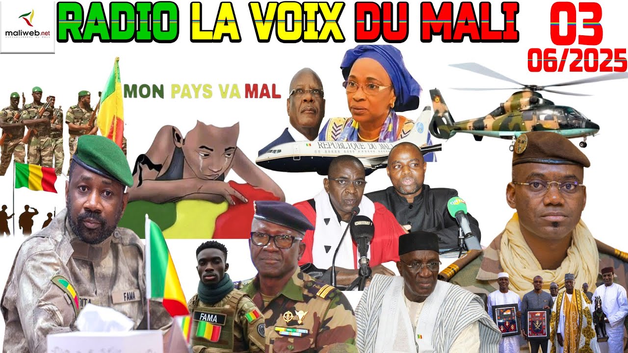 La Revue de Presse de la RADIO LA VOIX DU MALI du 03 Juin 2025 ...