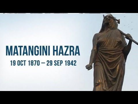 Speech on MATANGINI HAZRA ( with Pdf )