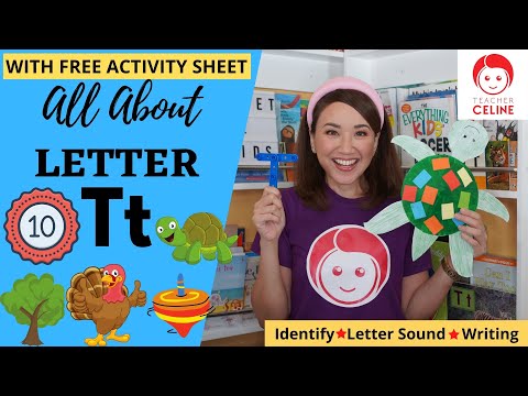Letter Tt | Phonics for Kids | ABC Sounds | Art Activity | Learn to Read