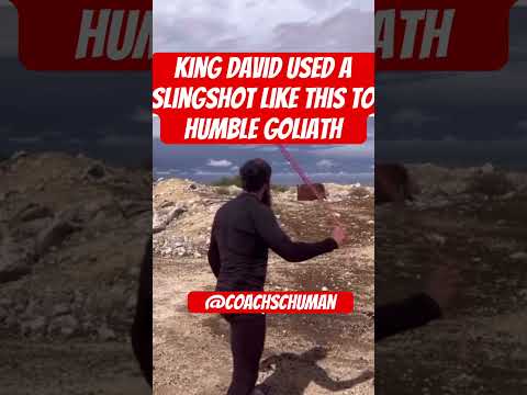 King David used a slingshot like this to humble Goliath