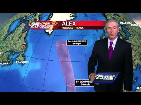 Subtropical storm Alex forms