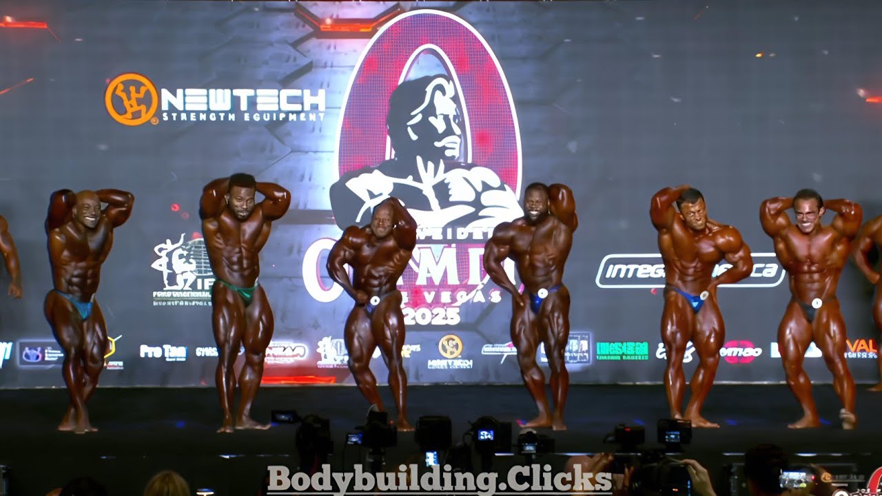 212 Men's Bodybuilding Overall Pre-Judging Mr.Olympia.