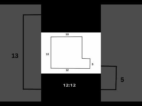 Maths puzzle- Find The Perimeter Of The Shape Given In This Image, in 15 Secs