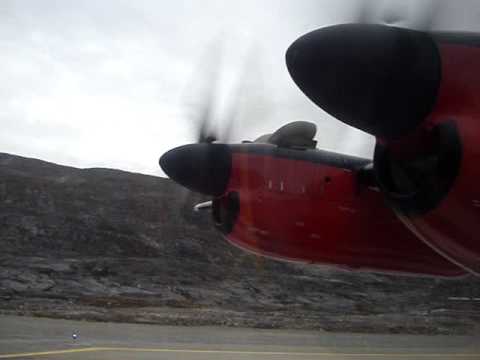 Air Greenland Takeoff from Nuuk