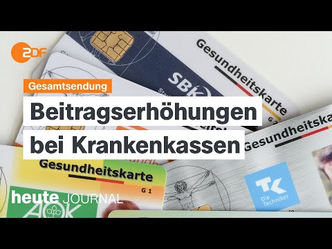 heute journal vom 13.01.25 Gestiegene Kassenbeiträge, Brandkatastrophe, Grenzkontrollen