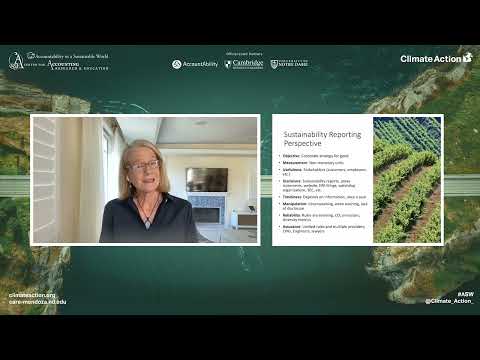 Comparing and Contrasting Financial Reporting to Sustainability Reporting: Patricia Dechow ASW2023
