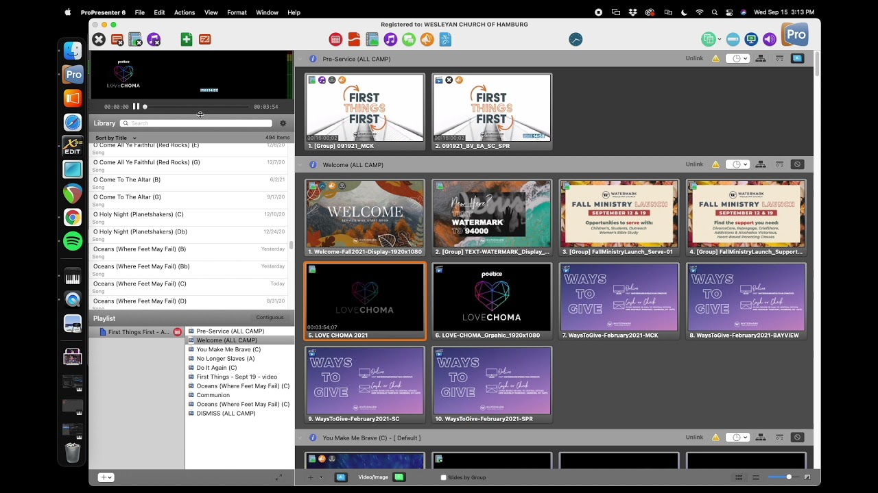 PROPRESENTER 6: SETTING IN AND OUT POINTS