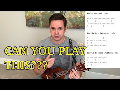 Tutorial for Advanced Ukulele Fingerstyle/ Fingerpicking Pattern – Uke with Smitty:
