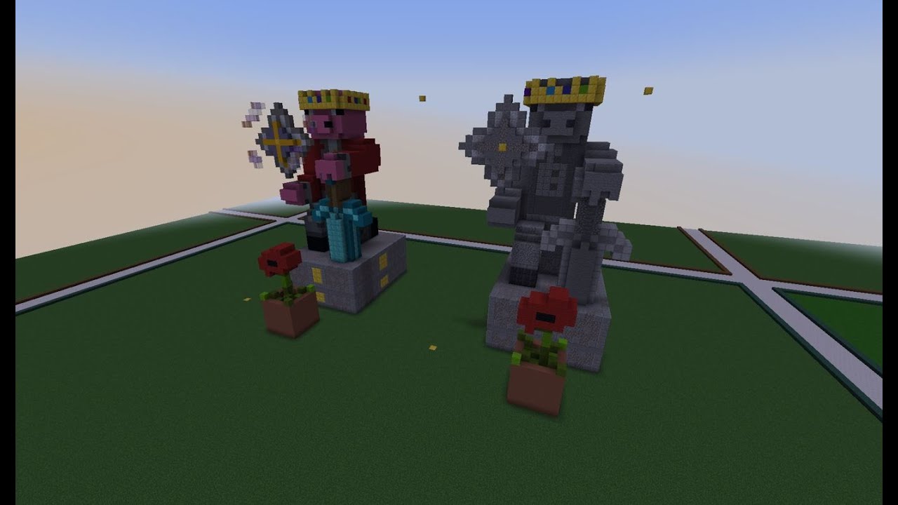 Minecraft Technoblade Memorial Statue