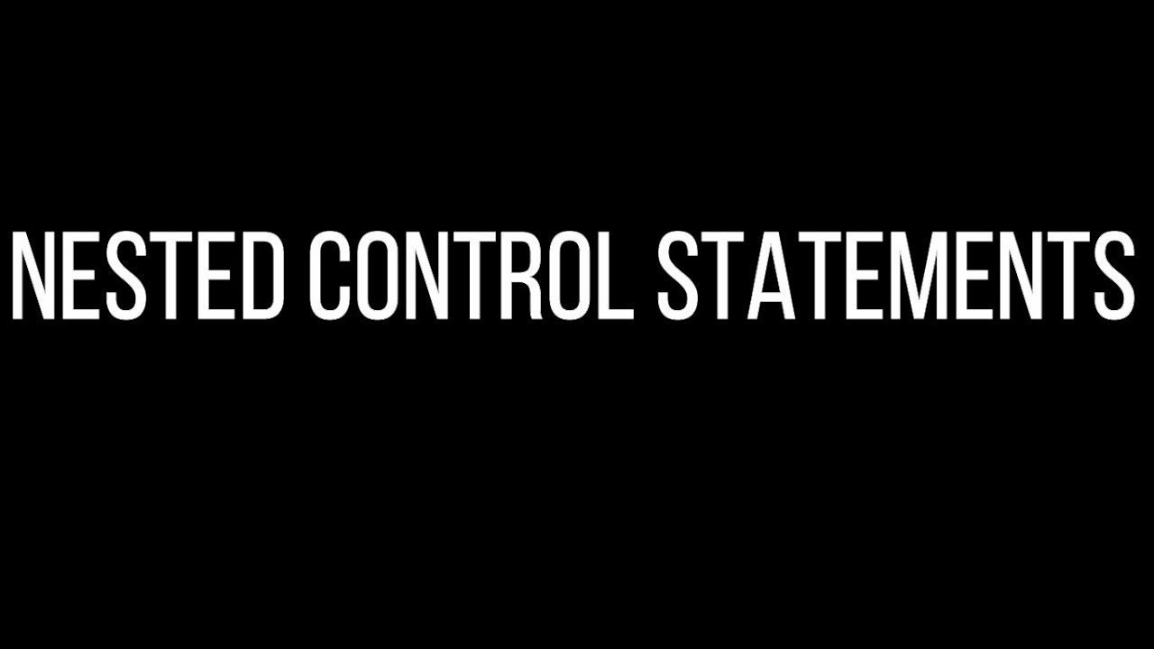07) Nested Control Statements in Java