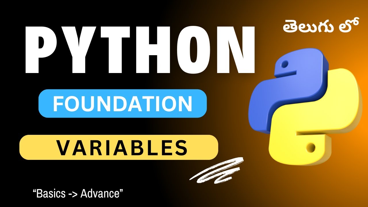 3. Variables in Python | Python Tutorial in Telugu