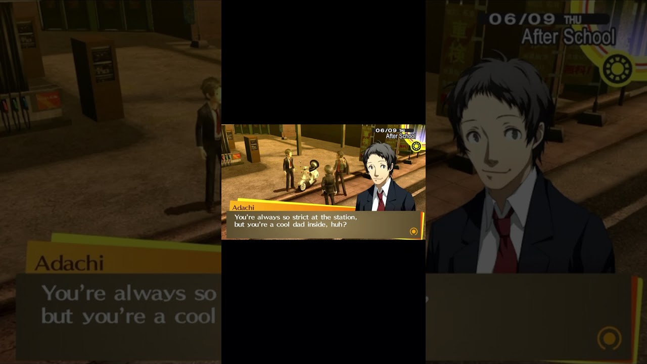 Persona 4: “Shut up, Adachi!”
