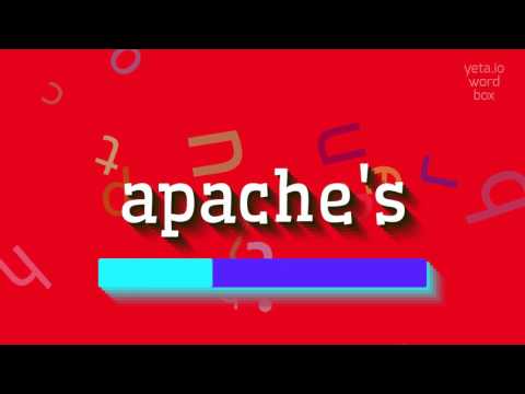 How to say "apache's"! (High Quality Voices)