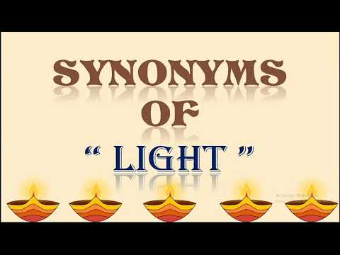 Synonyms of LIGHT