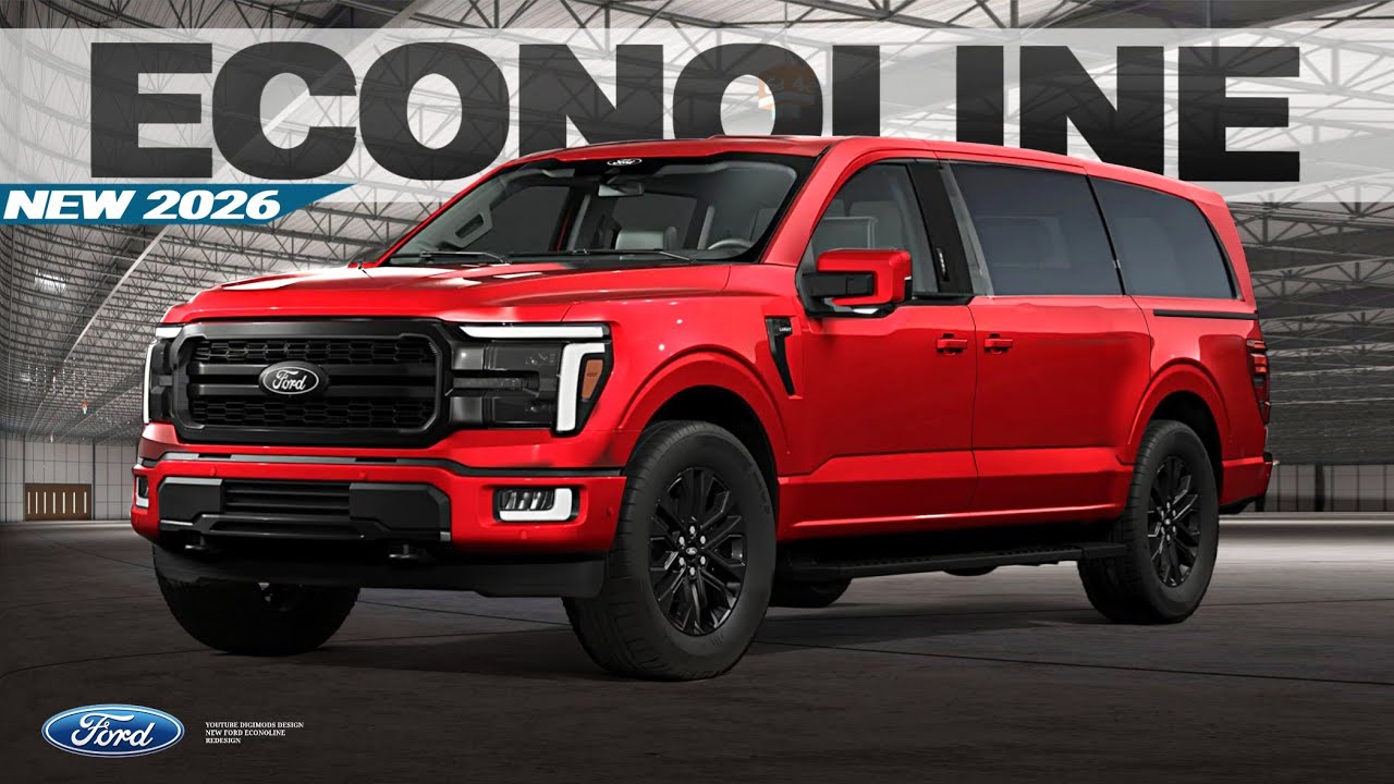 New 2026 Ford Econoline Hits Fantasy Land Like a Train, Looks Like the ...