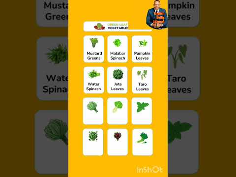 Top Green Leafy Vegetables You Need to Know! 🥬🌿 #english #shorts #education #shortvideo0