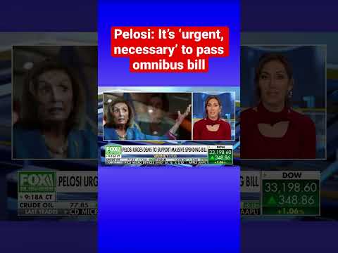 ‘URGENT AND NECESSARY’: Pelosi urges Democrat support for omnibus bill #shorts