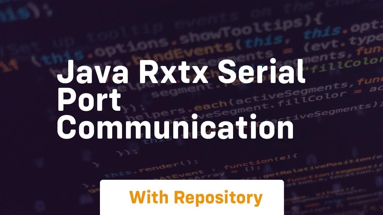 java rxtx serial port communication