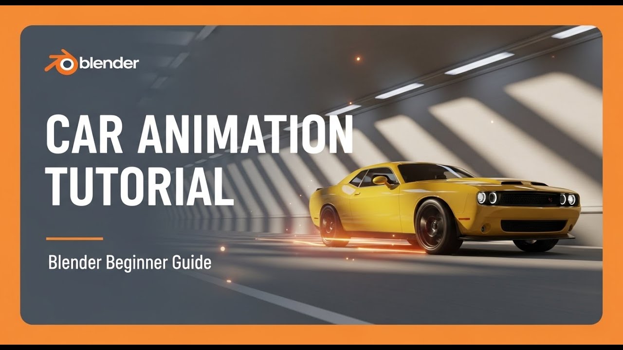 Realistic Car Animation in Blender – Full Beginner Tutorial