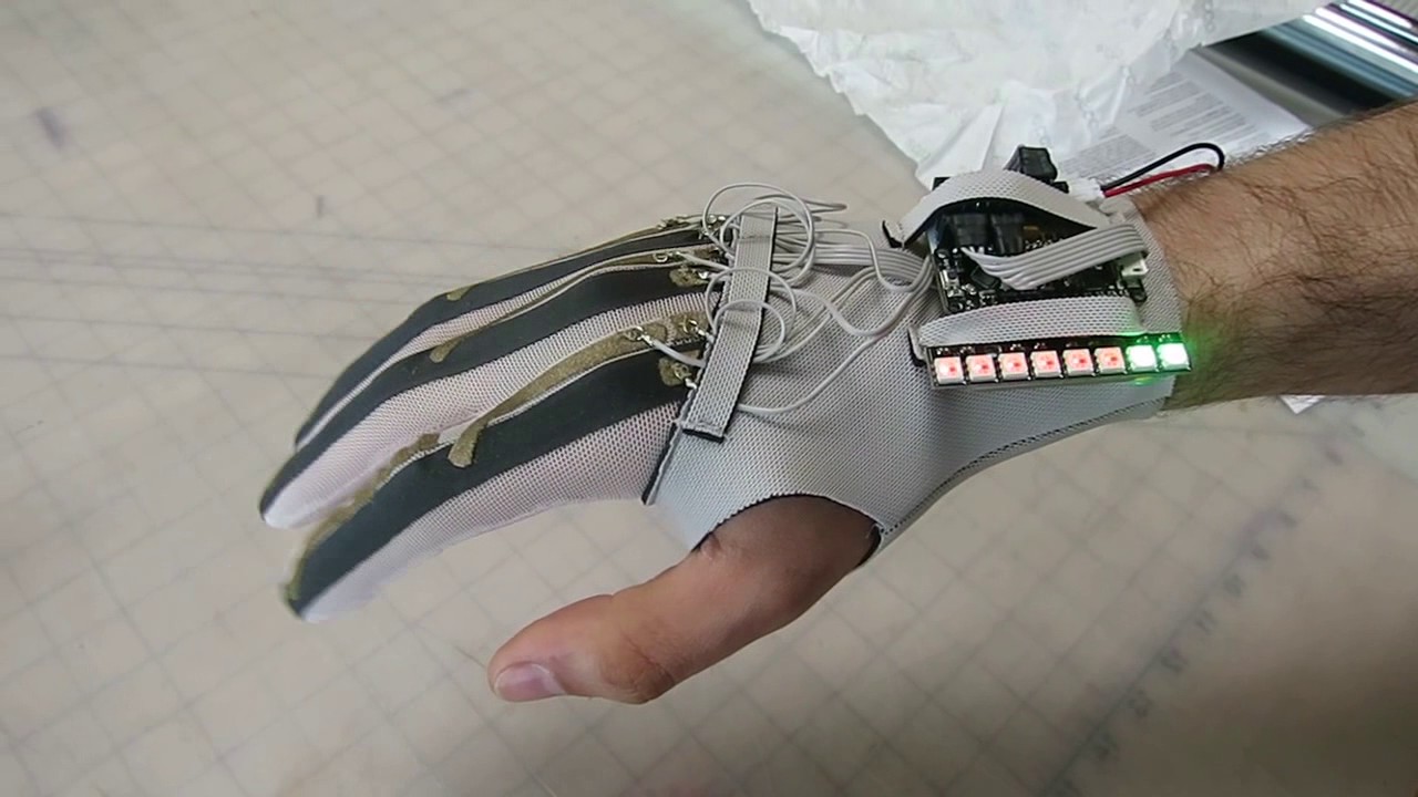 eTextile VR glove controller V1.2