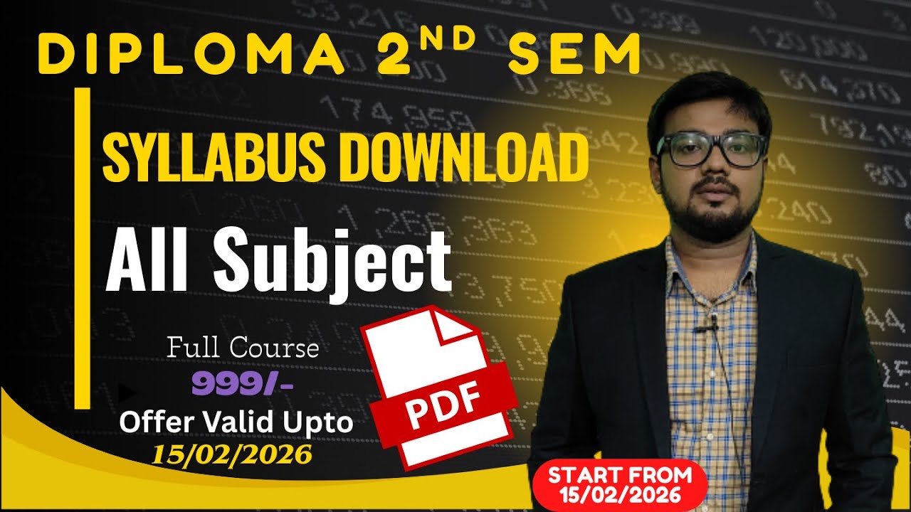 Diploma 2nd Sem Syllabus Pdf Download | By Easy2Learning