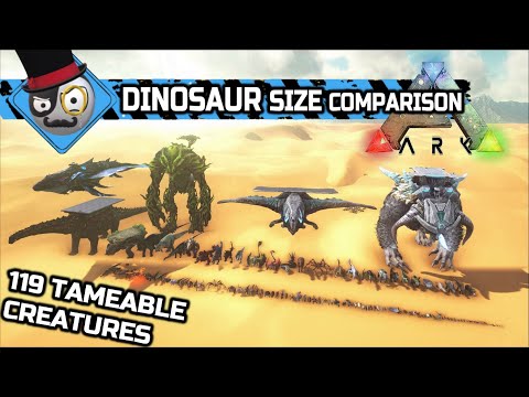 Steam Community :: Video :: DINOSAURS SIZE COMPARISON - Ark Survival ...