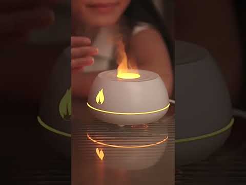 Colorful Flame Air Aroma Diffuser Humidifier #youtubeshorts