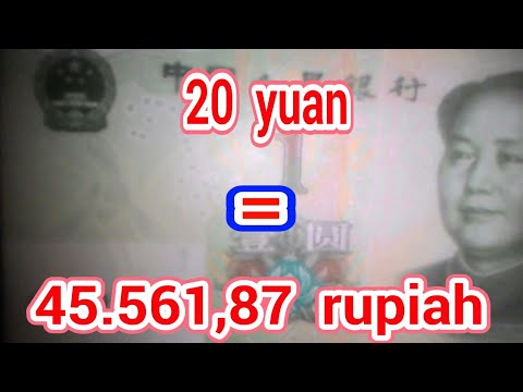TERUNGKAP! 20 yuan berapa rupiah