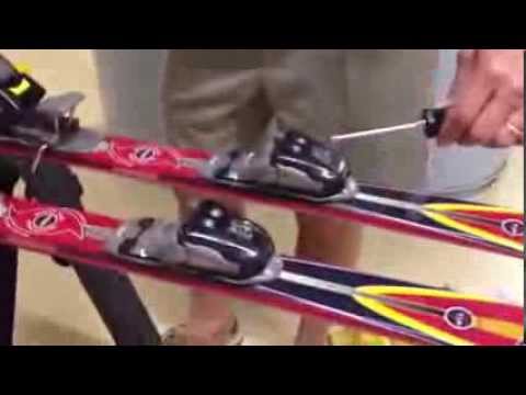 Din setting for snow skiis