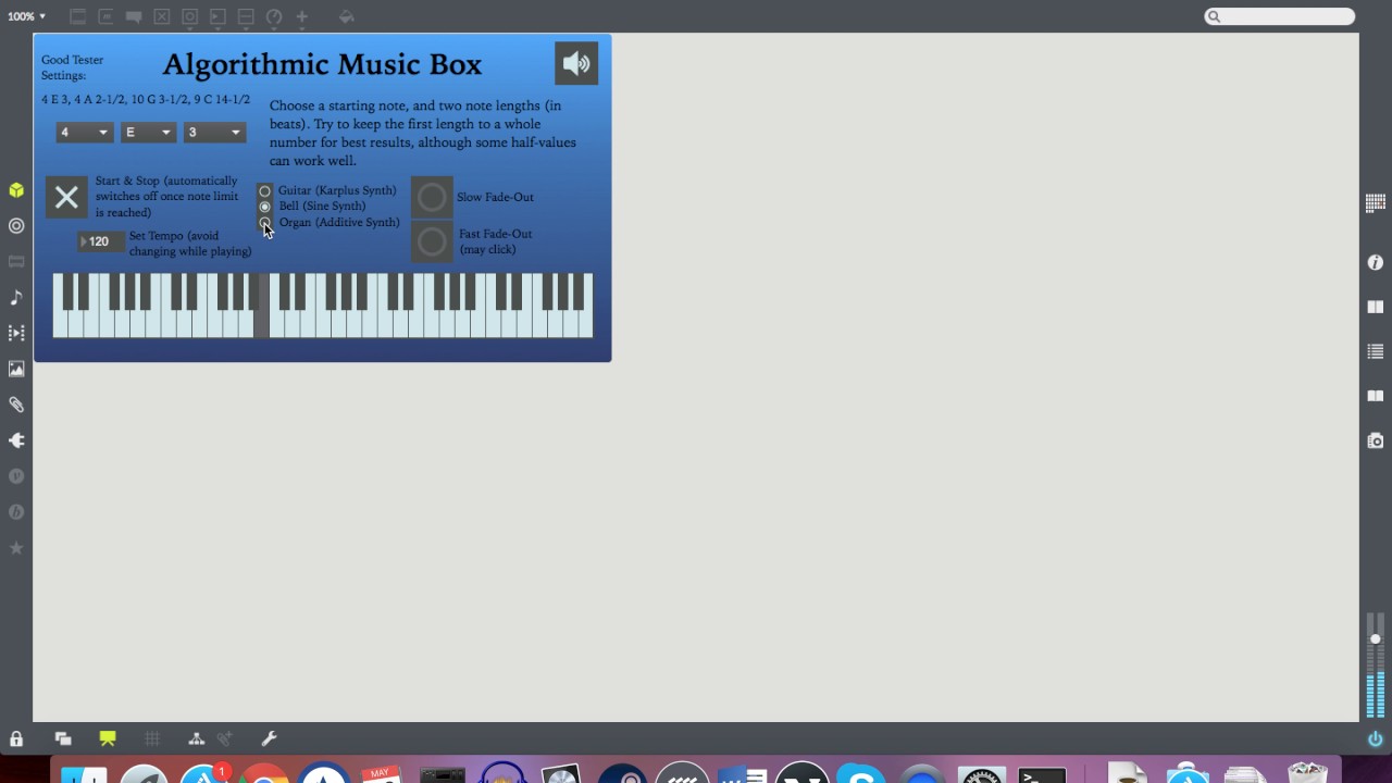 Music Box – Max/MSP Algorithmic Composition