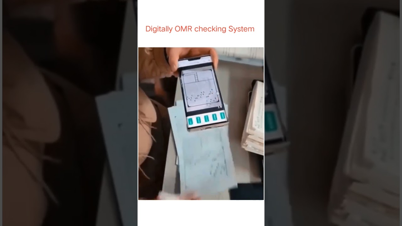 digital OMR sheet scanning #technology #omr_sheet #tech