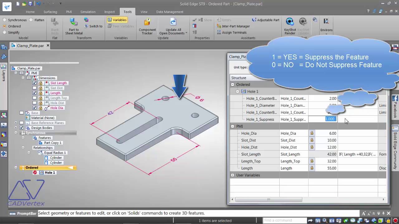 Solid Edge Video Quick Tip #59