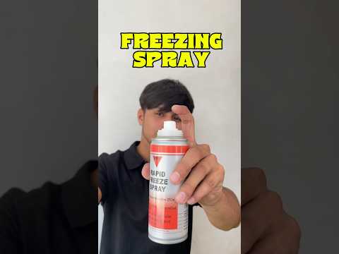 Freezing spray